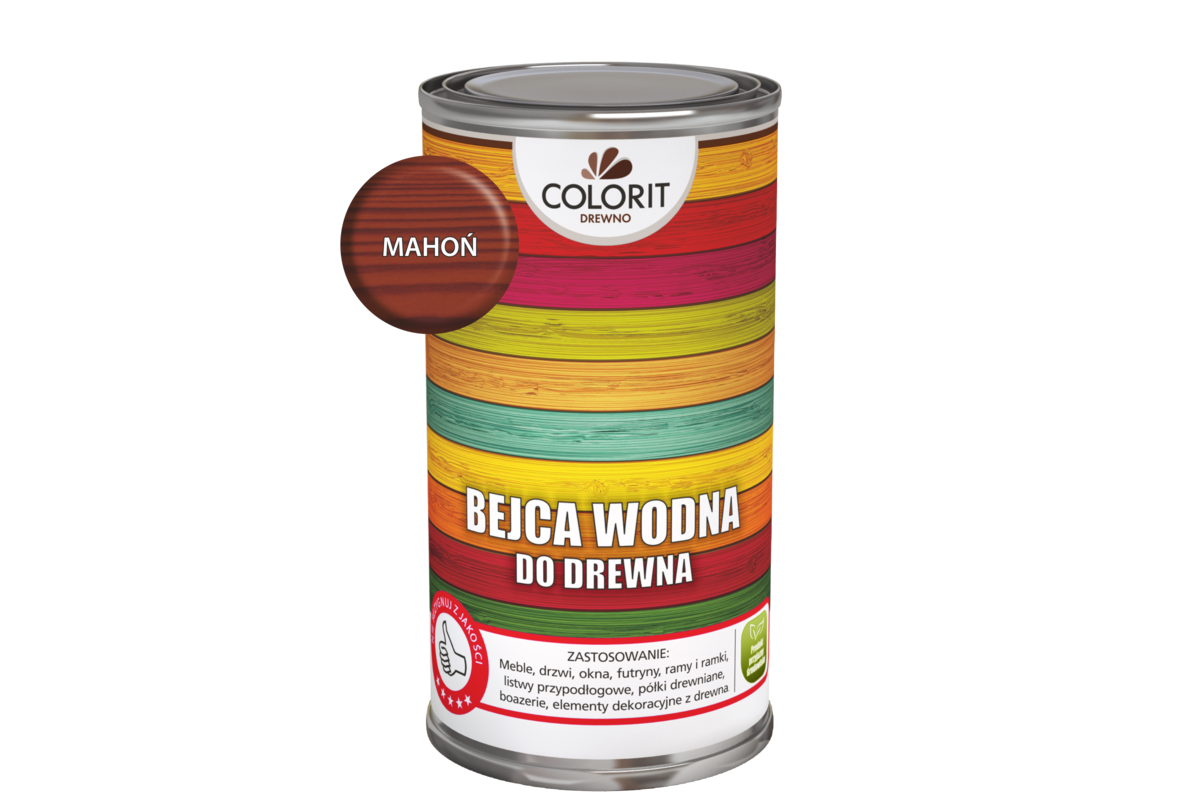 Bejca wodna do drewna Mahoń 0,5 l Colorit Drewno - Bricomarche.pl
